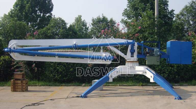 Daswell Mobile Concrete Placing Boom for Sale Supplier in Indonesia