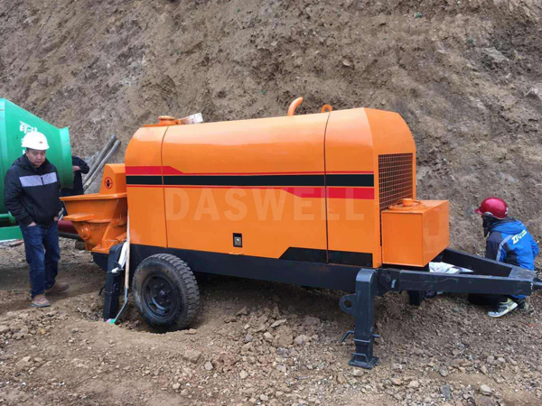 Daswell Provide Various Types Concrete Pump in Indonesia